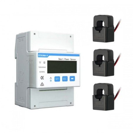 Meter trifásico Chint DTSU666-CT Toroidal 200A a 600A Solax Eco-termia.com